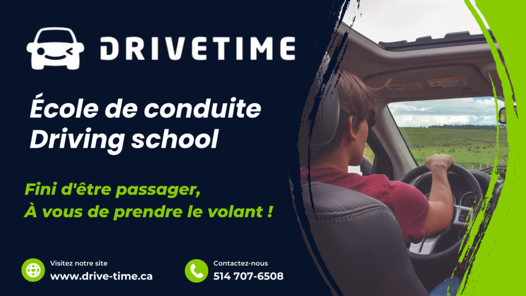 Contact – École de conduite DriveTime